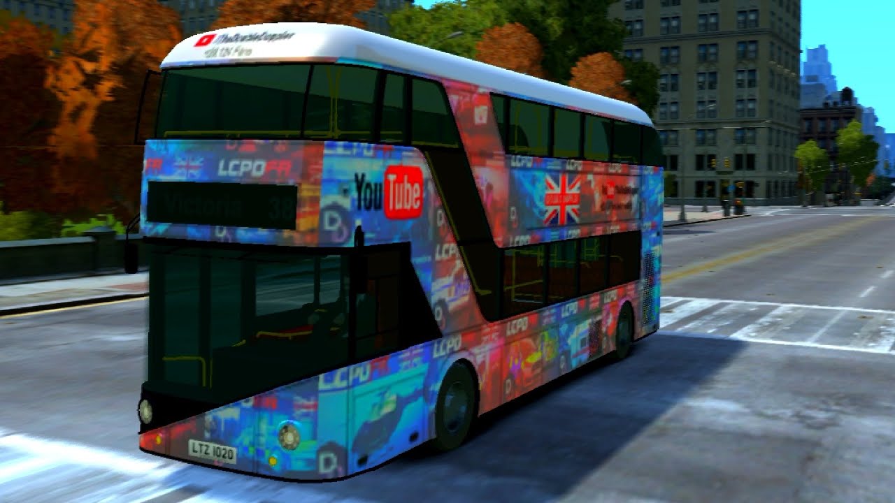 GTA IV - New Bus For London 'Borismaster' Mod _REVIEW - YouTube