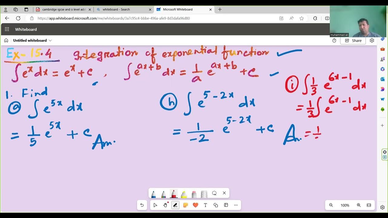 Cambridge IGCSE | Add math | Integration | Course book | L8 - YouTube