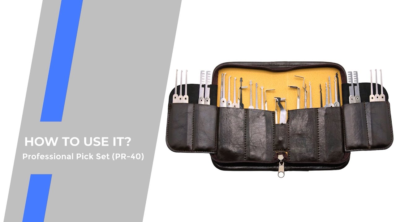 Professional Pick Set (PR 40) / How to use it? - YouTube