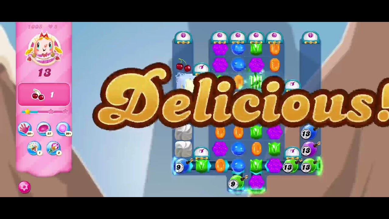 Candy Crush Saga Level 1005 - YouTube