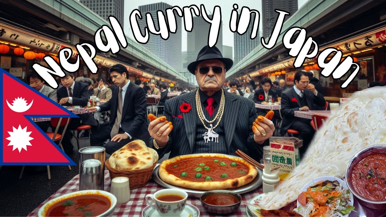 SPICY Curry 🇯🇵🇳🇵🥘🫓Nepal Curry , Kalika, Review#34 #mukbang #curry # ...
