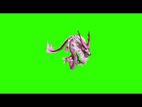 Green Screen Animation - 3D Chinese Dragon (COPYRIGHT FREE)#greenscreen ...