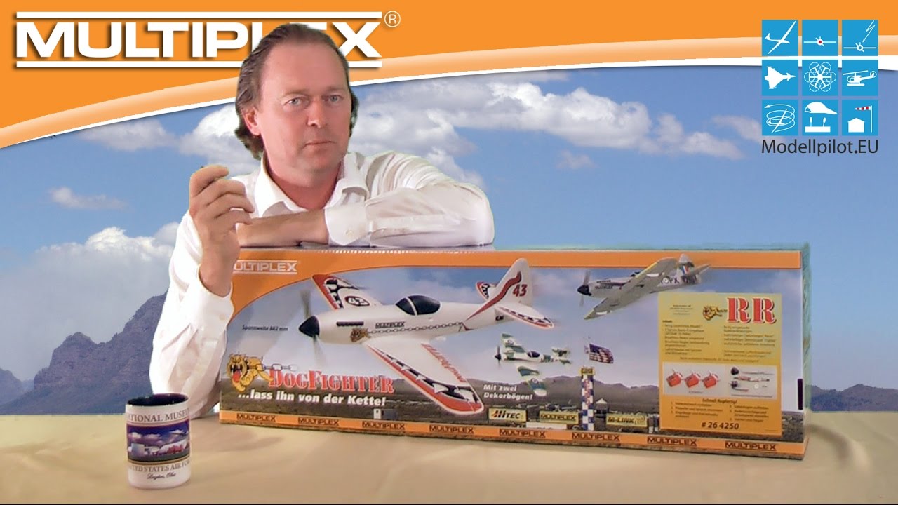 DOGFIGHTER MULTIPLEX RC RACING AIRCRAFT VIDEO TESTREPORT "OUT OF THE ...