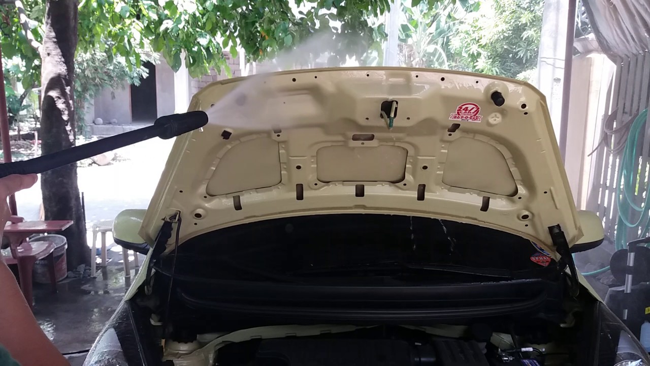 Kia Picanto engine bay cleaning - YouTube