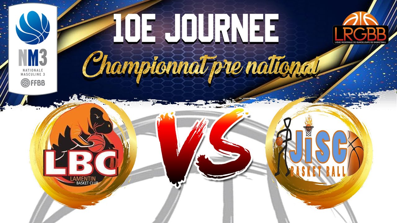 🏀[SM] 10e JOURNEE : LBC VS JISC - YouTube