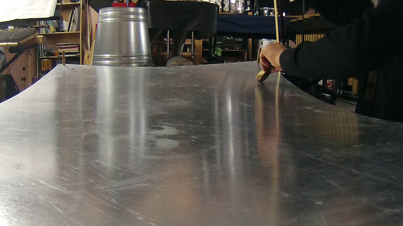 Thunder sheet, bells and Bow - YouTube