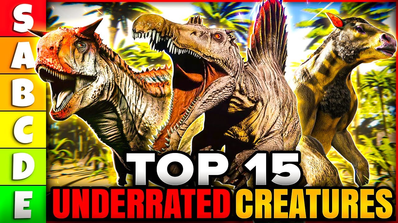 I Ranked the 15 Most UNDERRATED DINOSAURS in Ark Survival Ascended ...