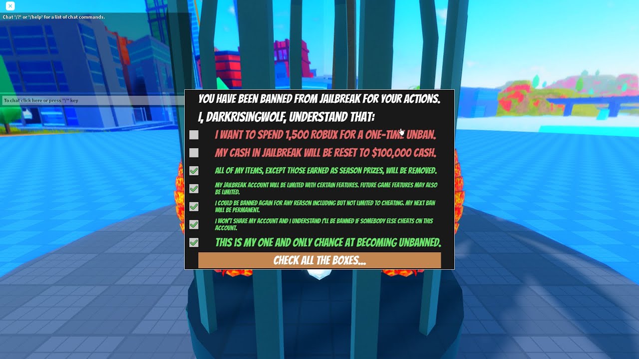 Finaly getting unbanned from Jailbreak after a year - YouTube