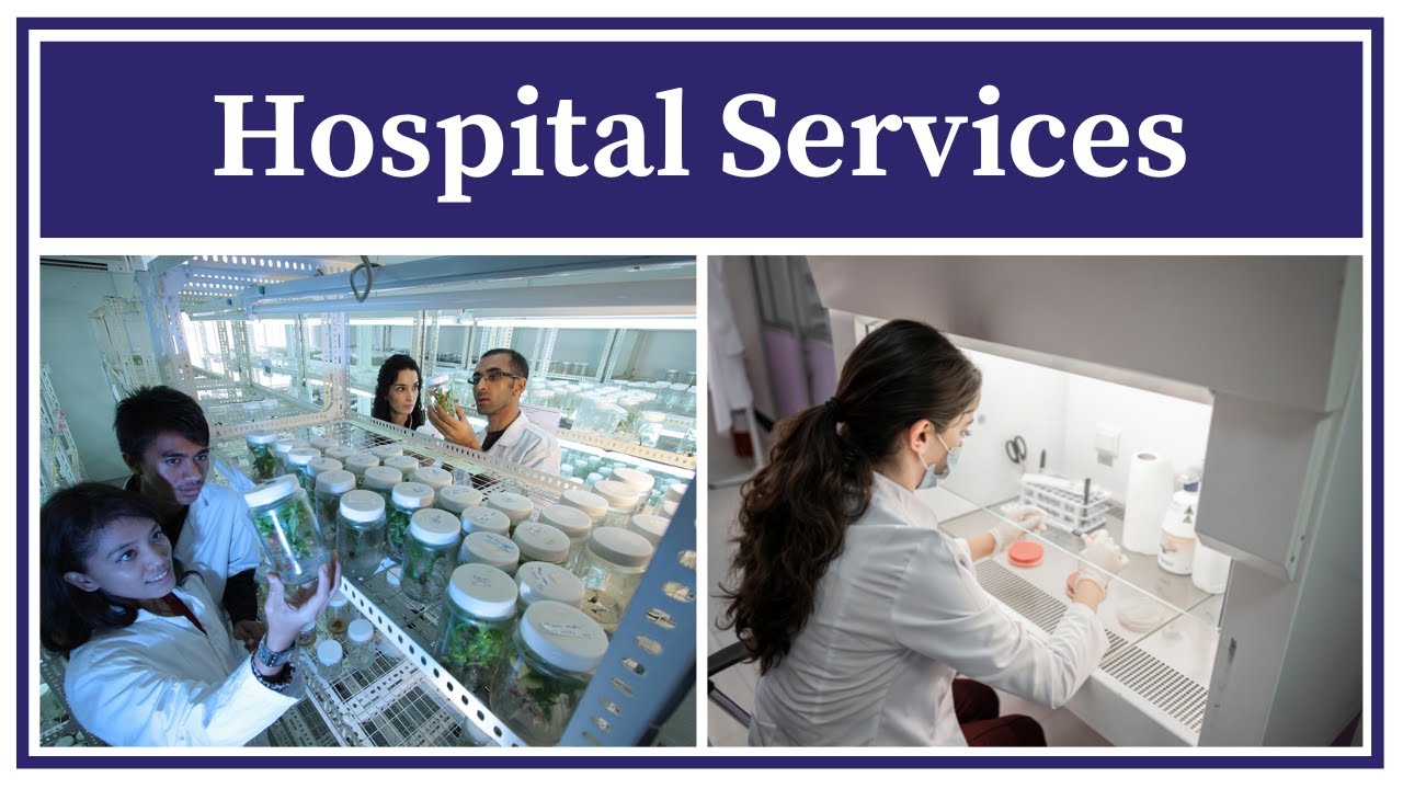 Hospital And Pharmacy Services In A Hospital || Services Of Hospital ...