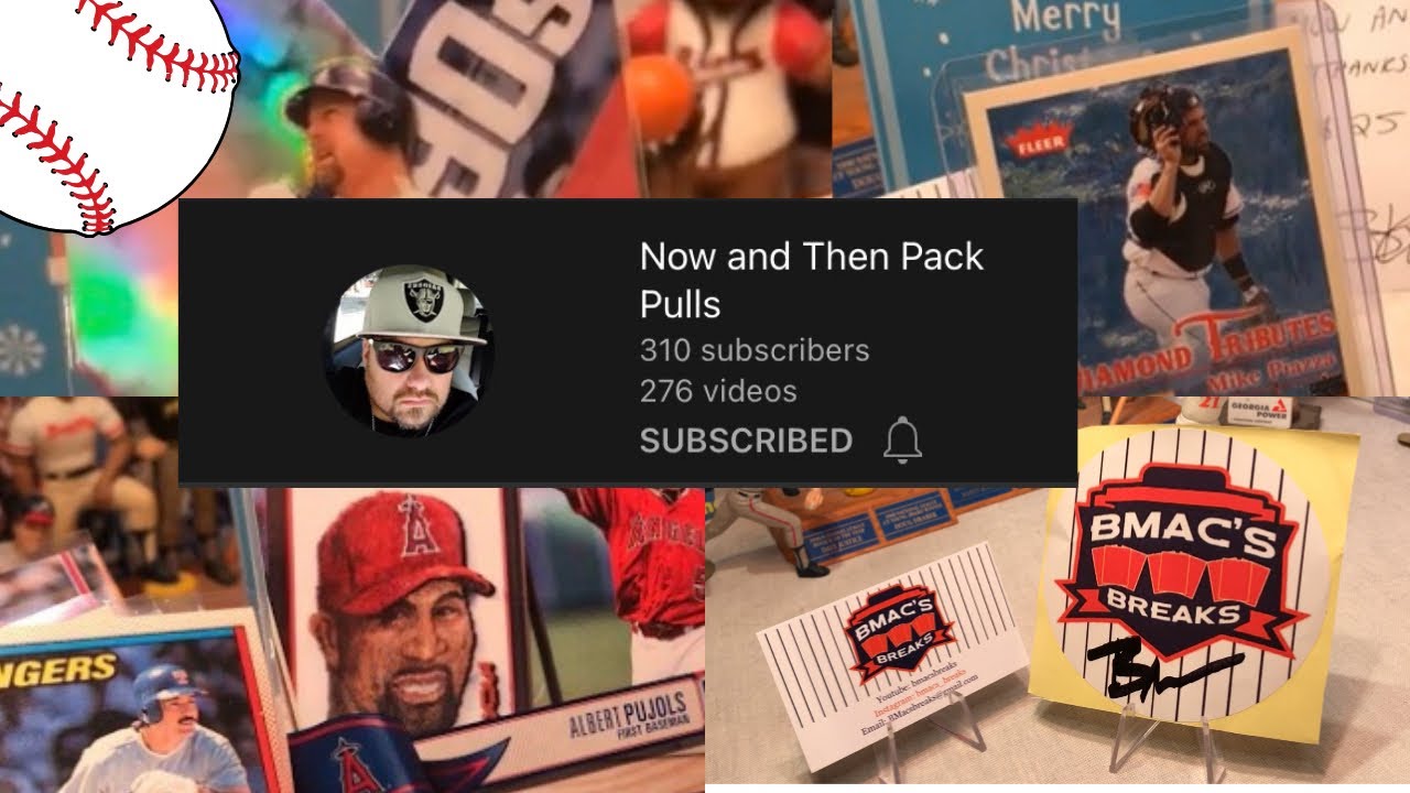 Now and Then Pack Pulls Mystery Baseball Pack from BMac's Breaks. A ...