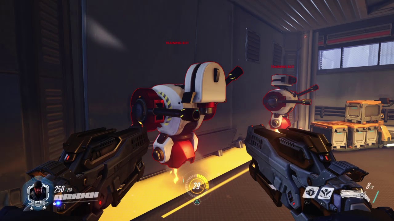 Overwatch: Bot Glitch clip - YouTube
