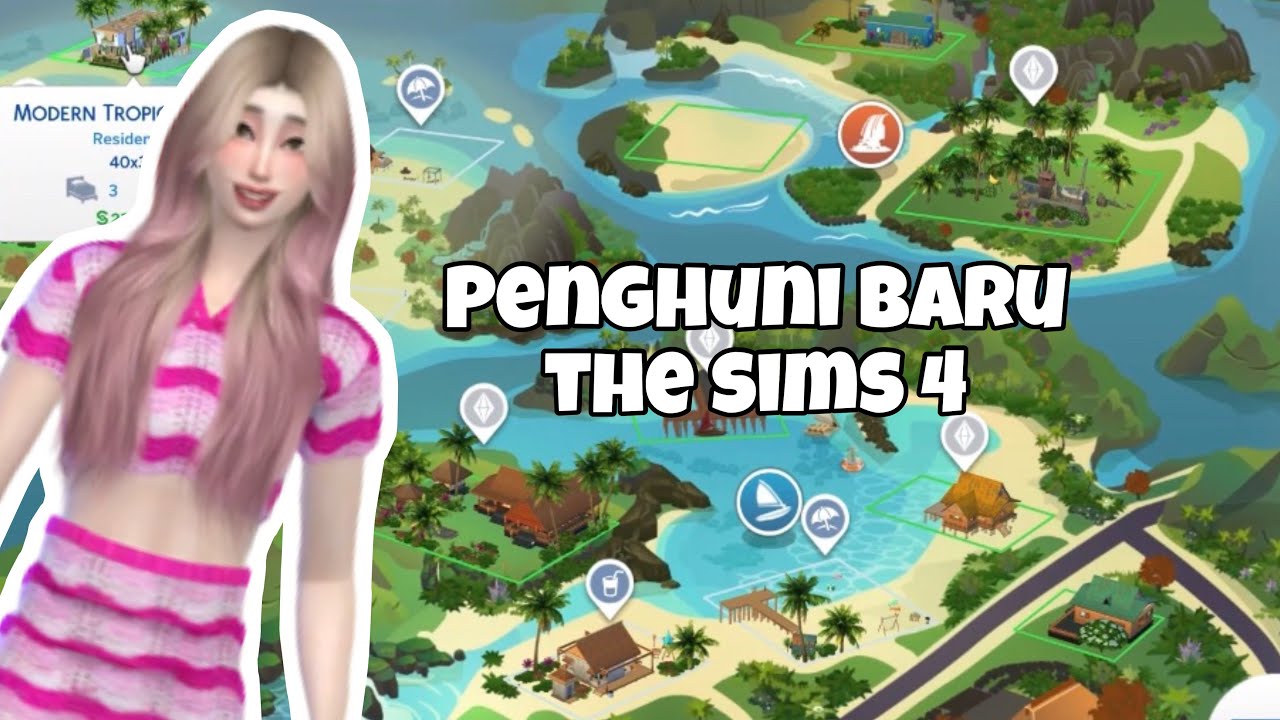 ERYN PARISH.. PENGHUNI BARU THE SIMS 4 - YouTube
