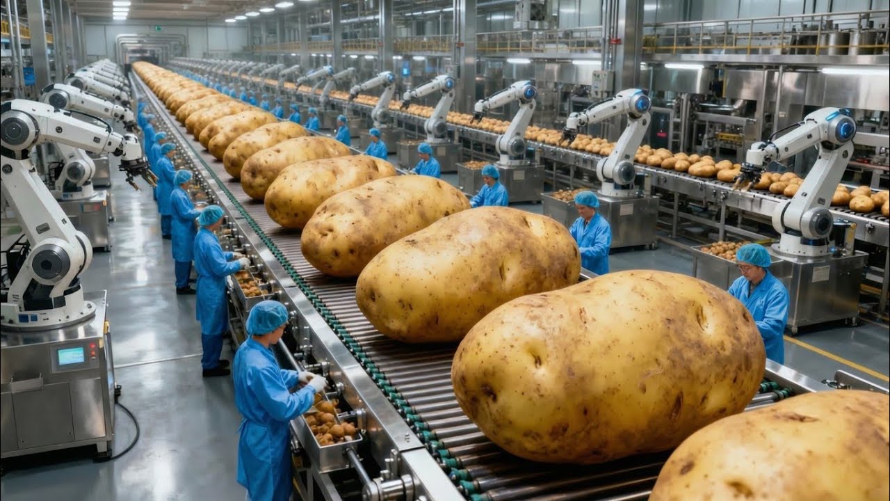 Inside a High-Tech Pringles Factory – (Full Process) How Chips Are Made ...