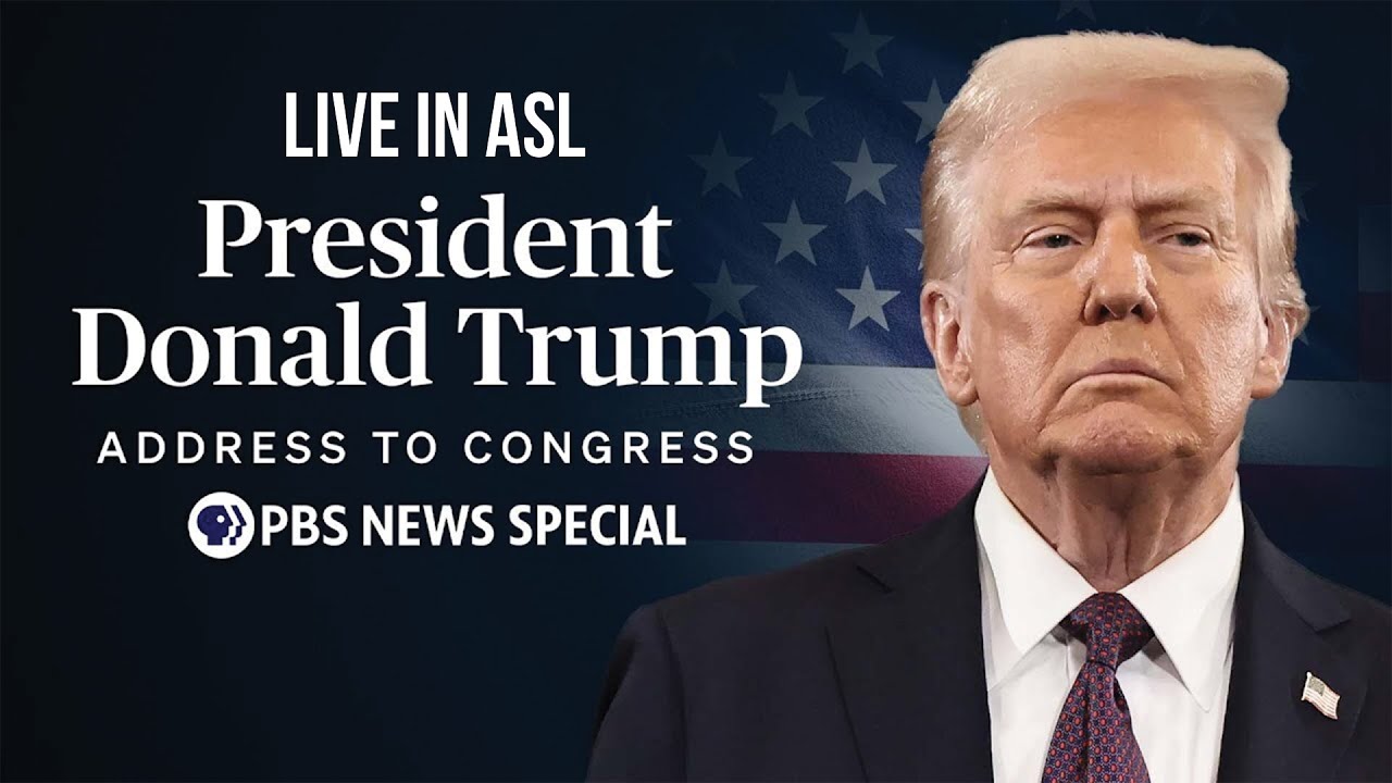 LIVE IN ASL: President Donald Trump's Address to Congress - YouTube