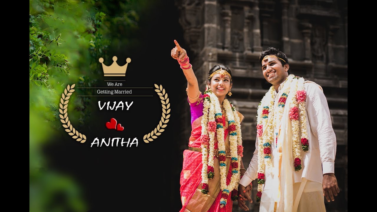 Cinematic wedding Video of Anitha & Vijay By Varnajalam Medias - YouTube
