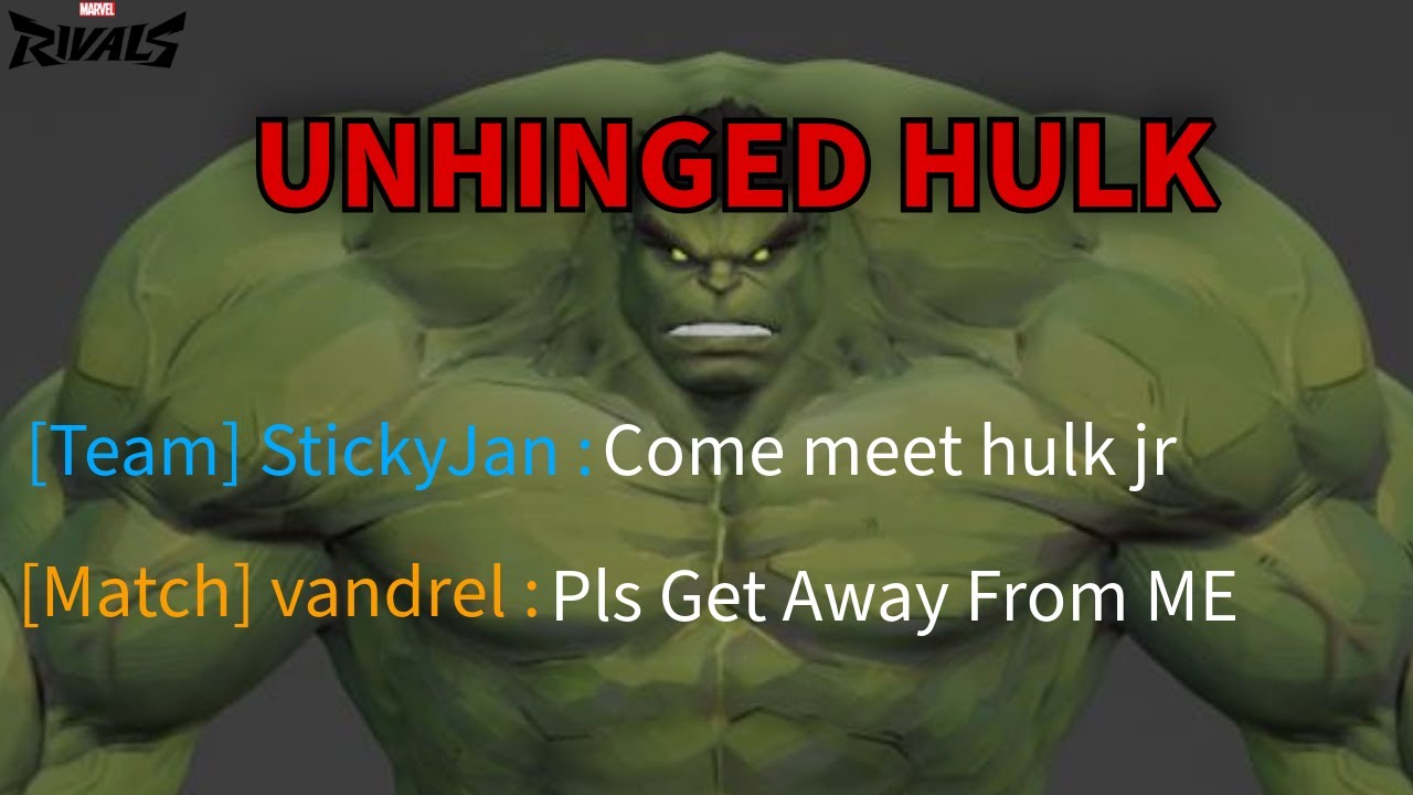Freaky Hulk Needs To Be Reported In (Marvel Rivals) - YouTube