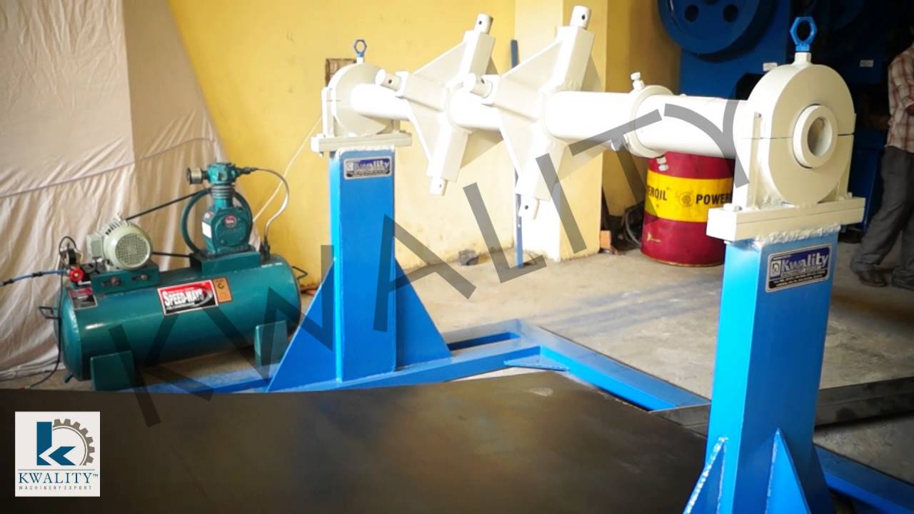 Cut To Length Line - Coil to sheet cutting machine automatic - YouTube