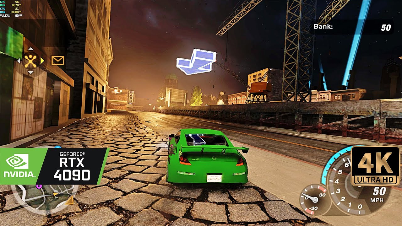 [4K] Need for Speed Underground 2 - Remaster RTX Remix! Insanely modded ...