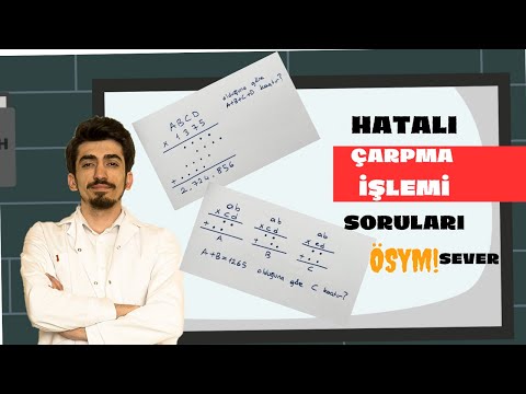İLK UZUN VİDEOM 😎... HATALI ÇARPMA İŞLEMLERİ.. ARTIK ÇOK KOLAY.   #matematiksorusu