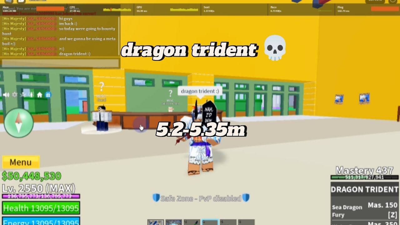 Dragon trident is op [Road to 10M] - YouTube