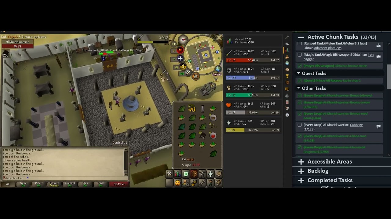 Latechunkman ep6. Getting closer to mithril scimitar. - YouTube