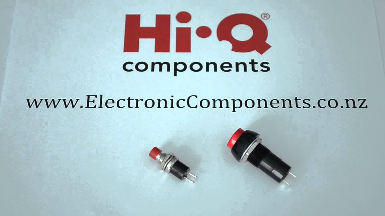 Round Screw Mount Push Button Switches - YouTube