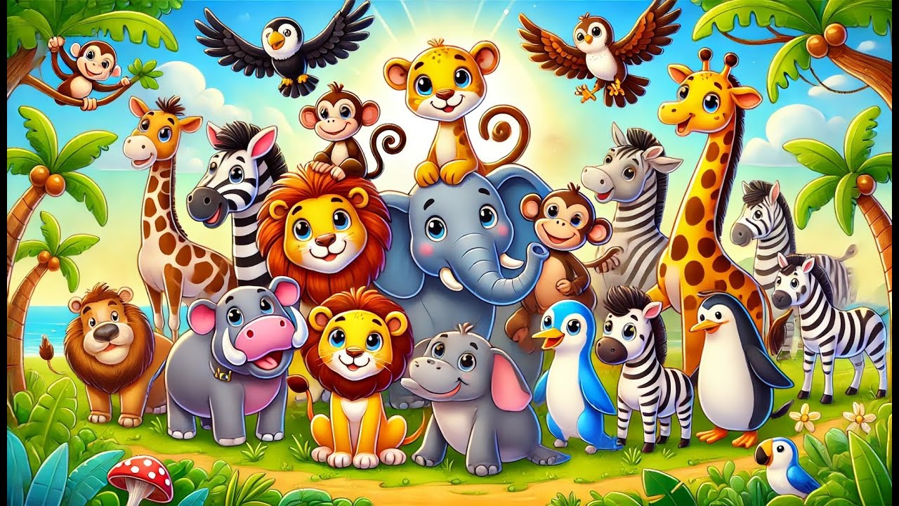 Animal Parade | Fun Animal Song & Nursery Rhymes for Kids - YouTube