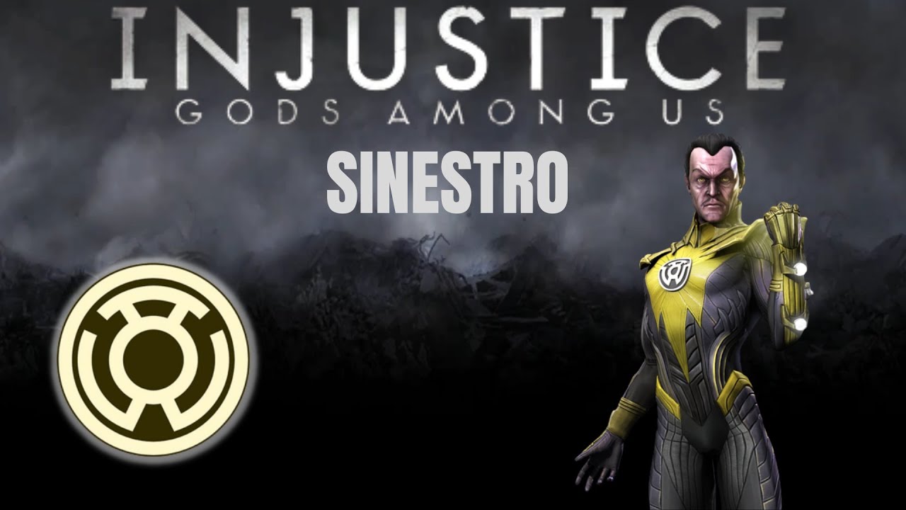 INJUSTICE: Gods Among Us - Sinestro Arcade Mode | Hard Mode - YouTube