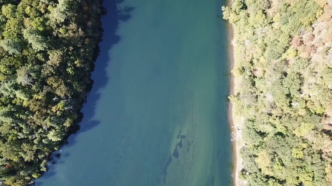Calderwood lake by drone 9-19 - YouTube