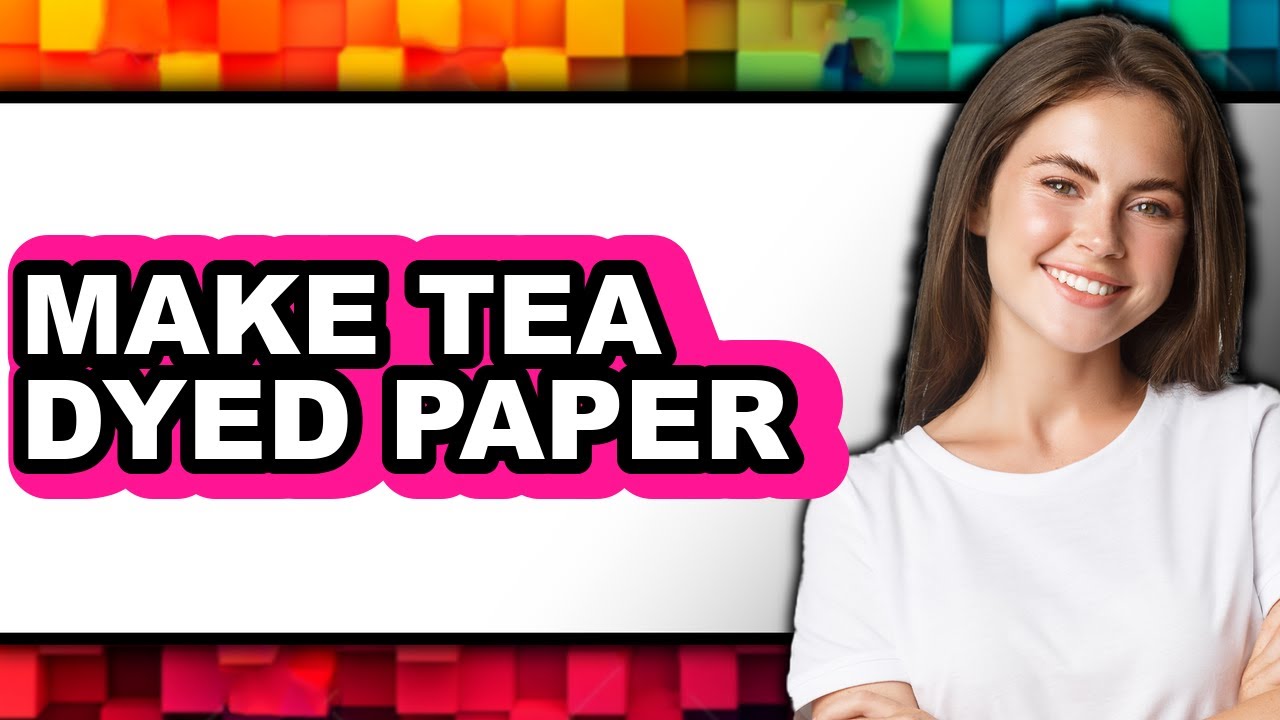 How To Make Tea Dyed Paper (Easy Method) - YouTube