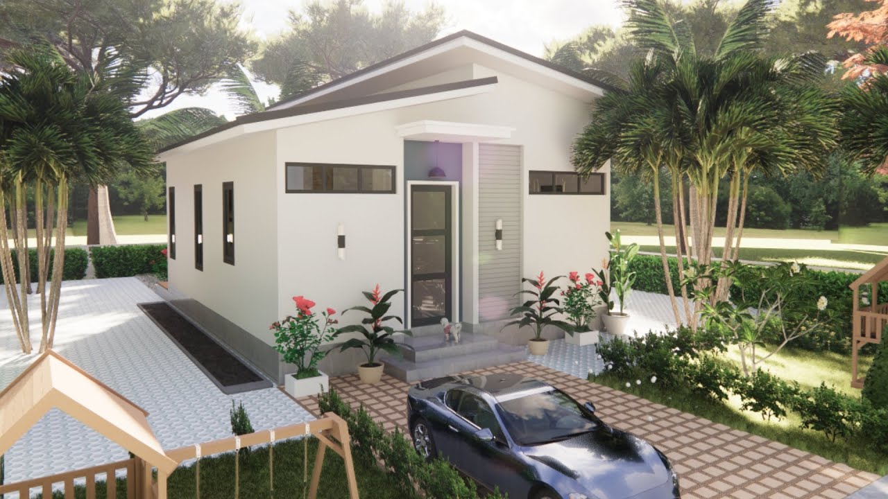 48sqm Very Impressive Small House Design Ideas - YouTube