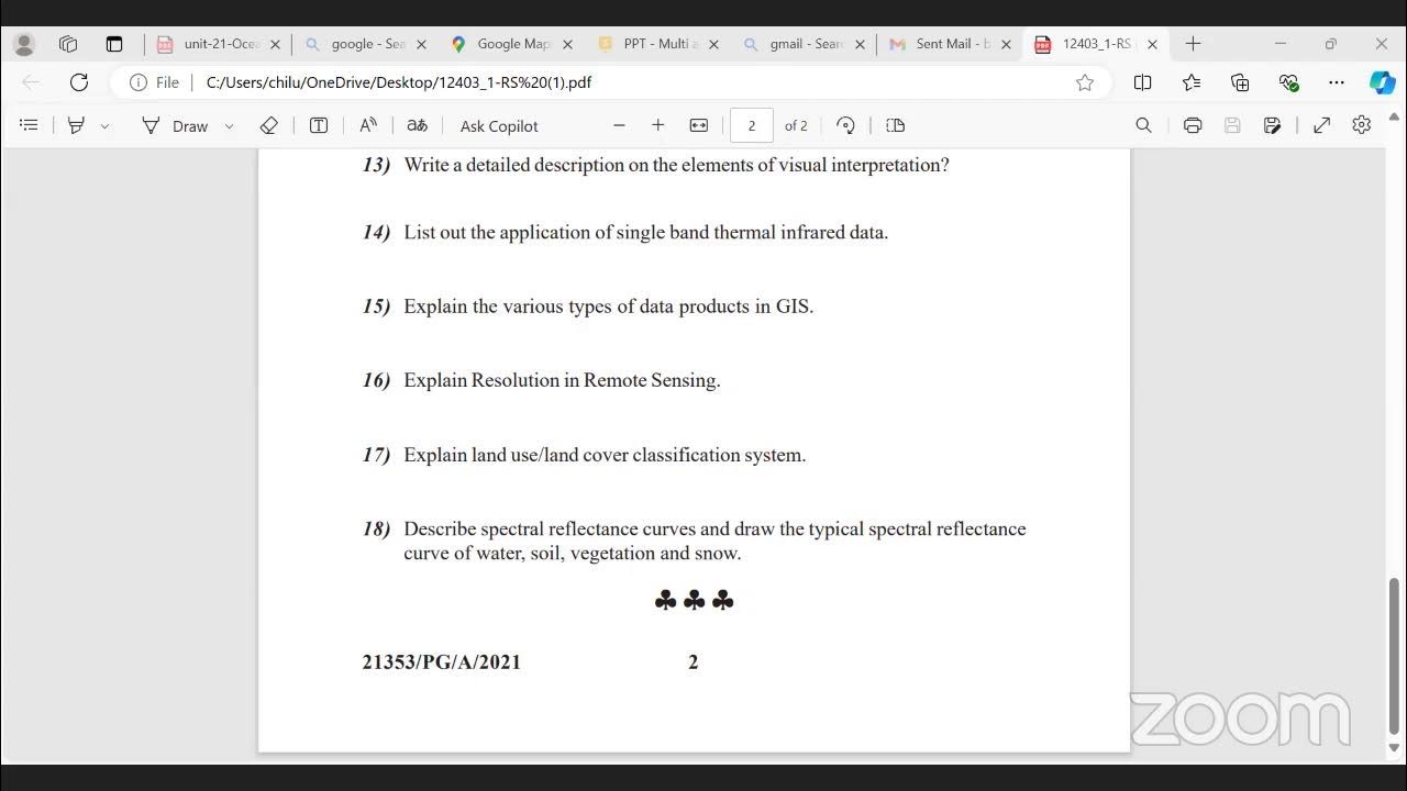 PG 1st Yr-MSc.Env-Course - 1 : Computer Programming - YouTube