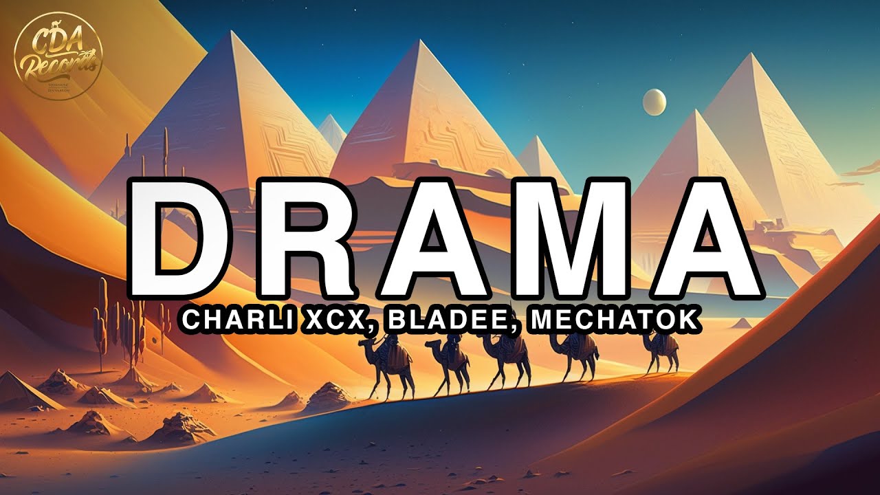 Charli XCX, Bladee, Mechatok - DRAMA (Lyrics) - YouTube