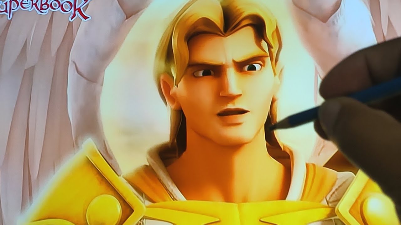 How to draw Archangel Michael from Superbook - YouTube