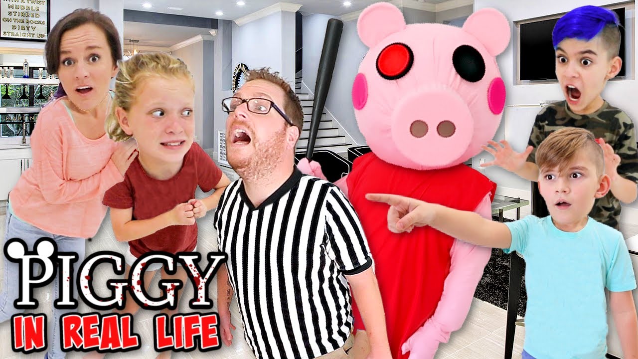 Roblox PIGGY Multiplayer In Real Life - YouTube