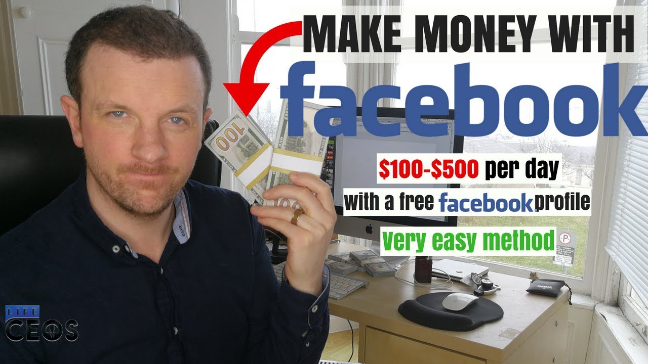 MAKE MONEY WITH FACEBOOK - $100-$500 PER DAY WITH YOUR FACEBOOK PROFILE ...