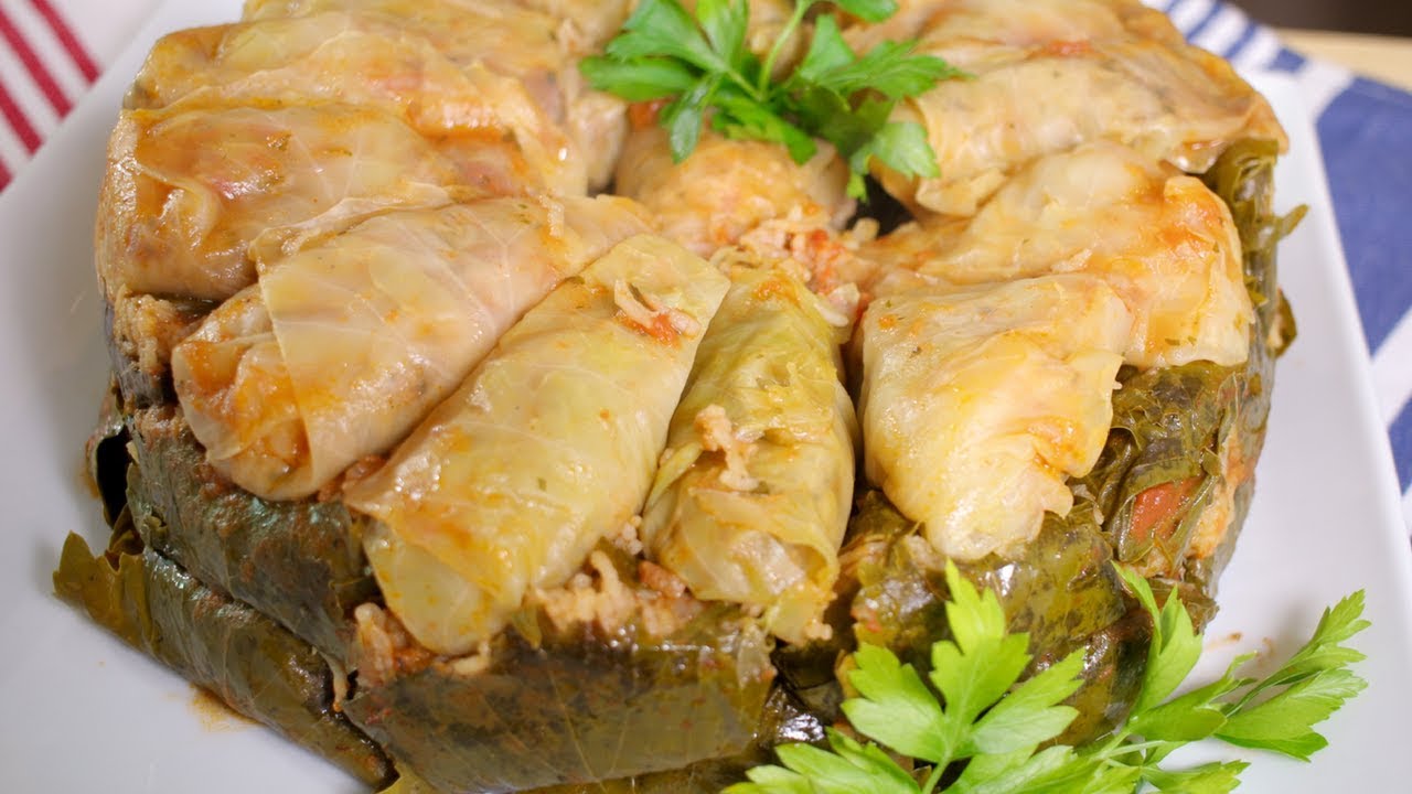 How to make Cabbage Rolls (Vegetarian) / Dolmat Kalama (Assyrian Food ...