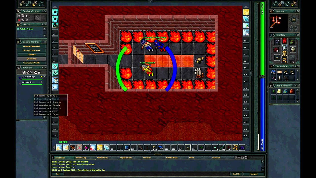 Annihilator with Tibia Flash Client! - YouTube