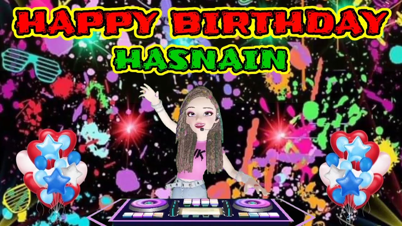 happy birthday hasnain 🎂 | ahns birthday studio | - YouTube