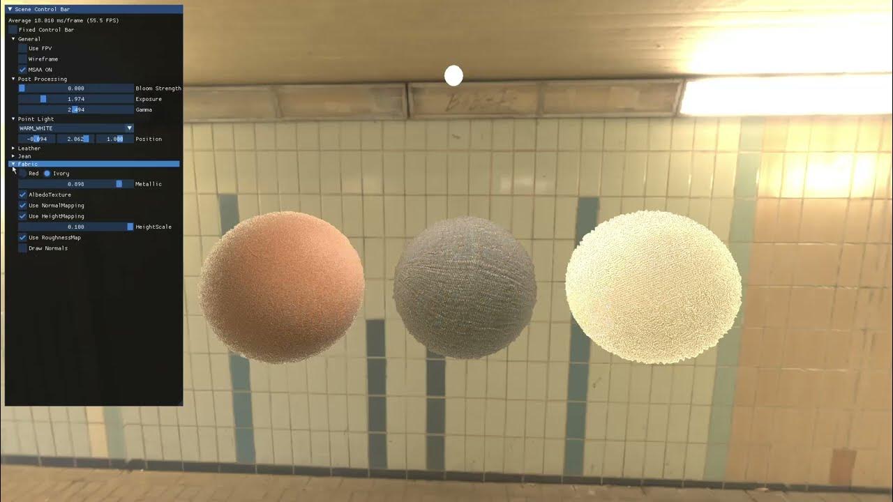 DirectX11로 Unreal PBR 흉내내기 - Fabric Rendering - YouTube