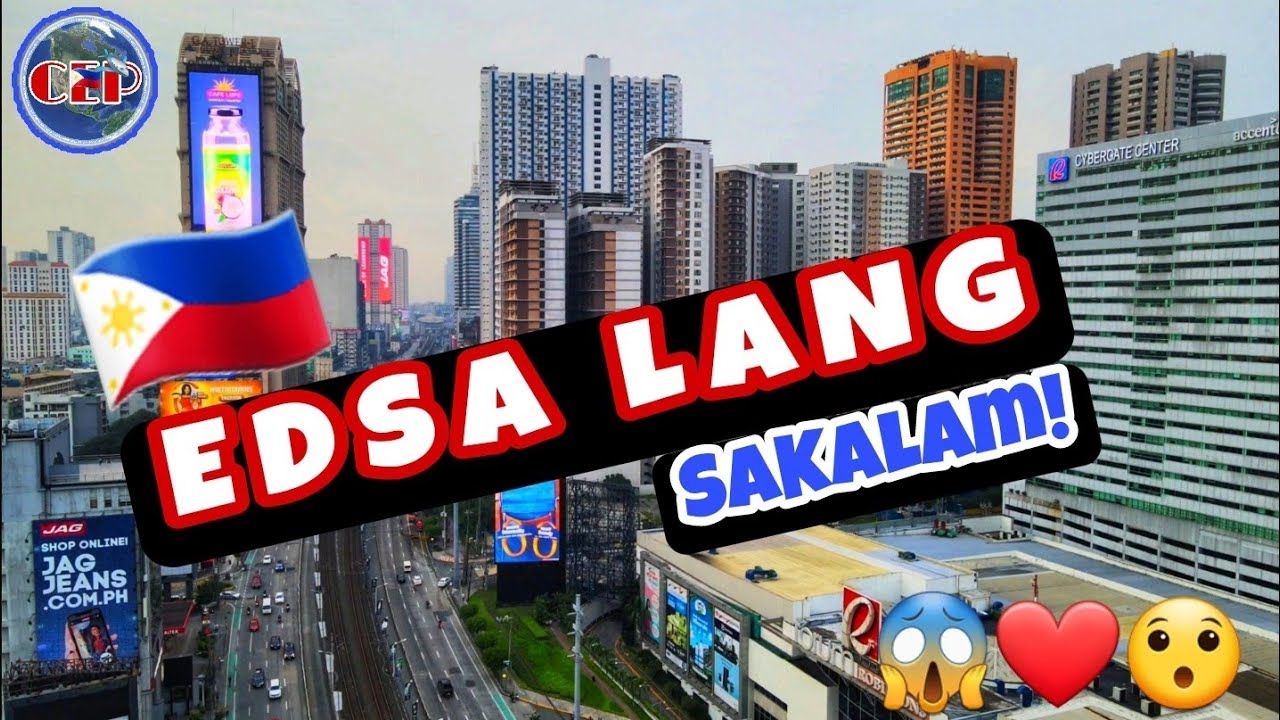 EDSA' like you've never seen before! Scene from above 🇵🇭 - YouTube