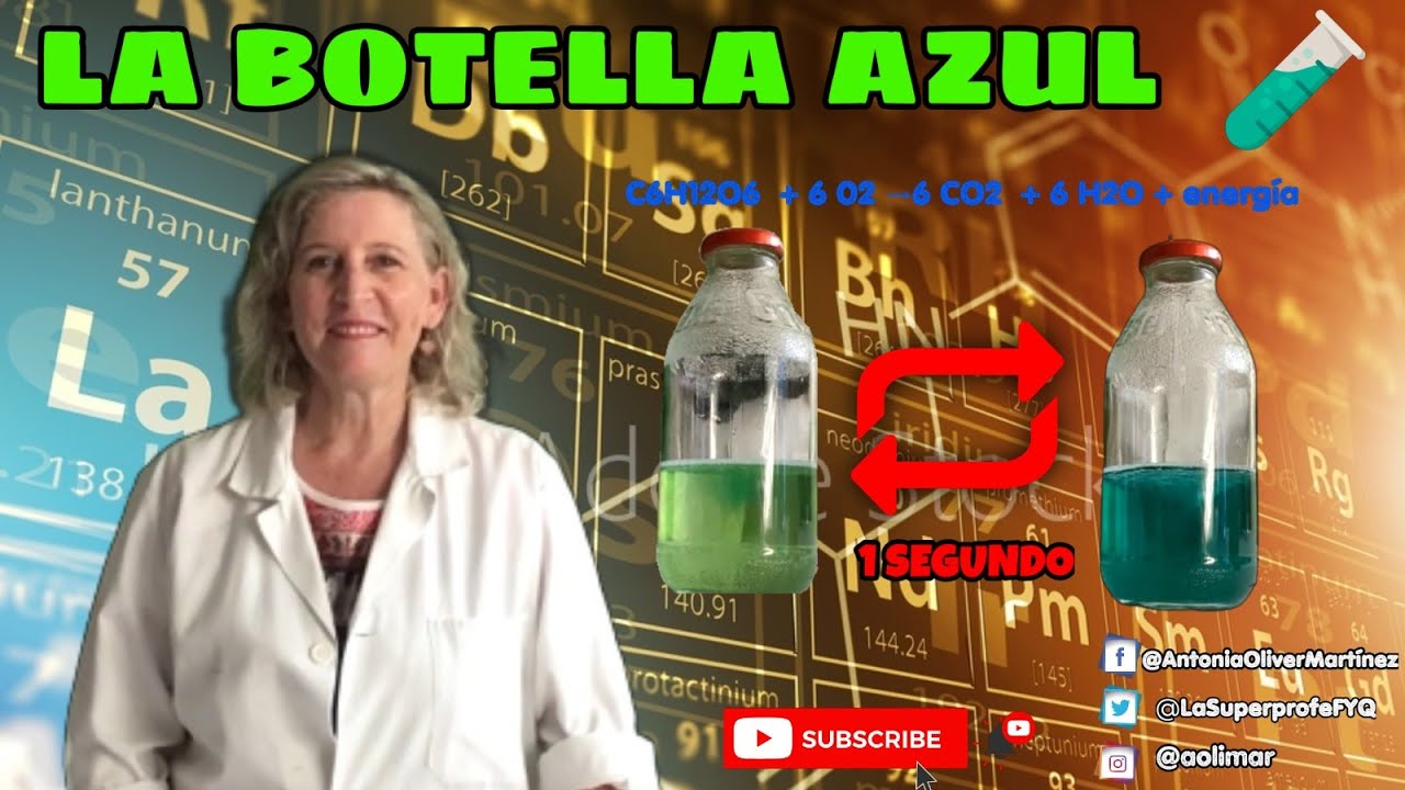LA BOTELLA AZUL🧪-La Superprofe de Química - YouTube