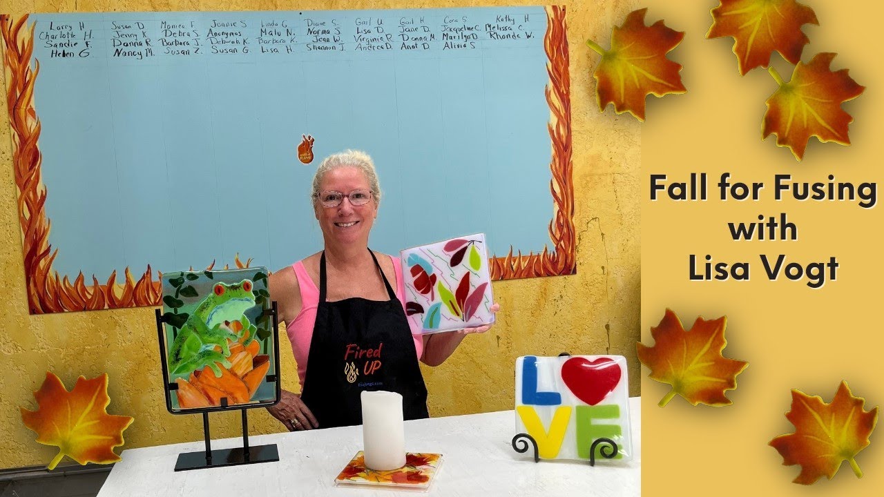 Fall for Fusing with Lisa Vogt Vlog - YouTube