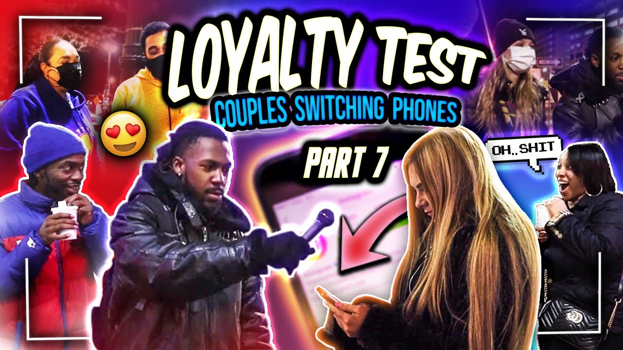 Loyalty test (Couples switch phones) Part 7 💔 - YouTube