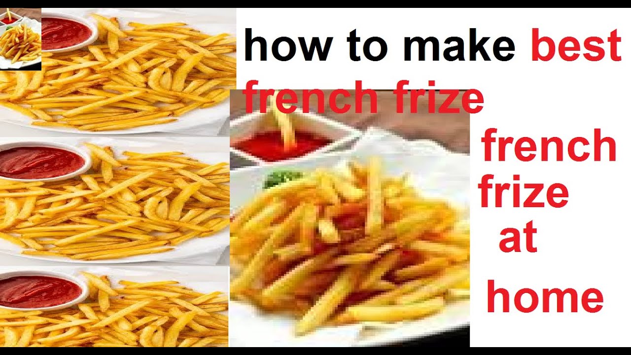 HOW TO MAKE CRISPY FRENCH FRIZE||finger chips at home||crispy french ...