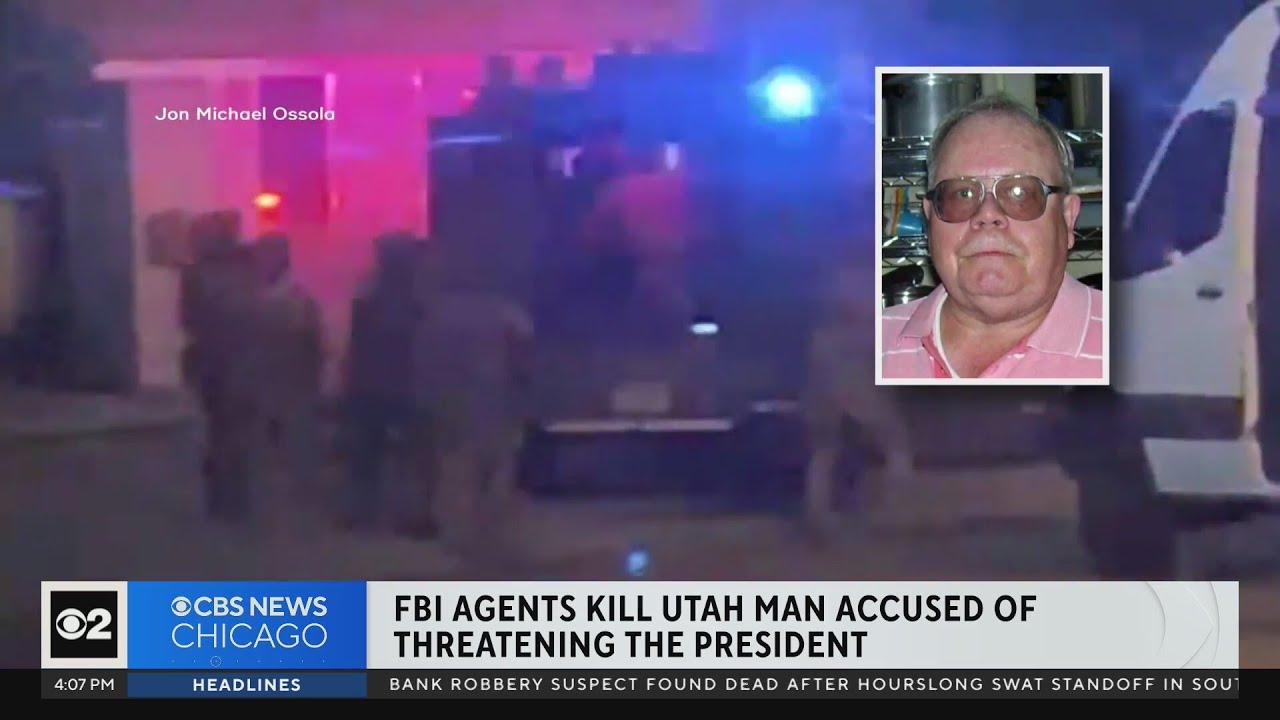 FBI agents kill Utah man accused of threatening President Biden - YouTube