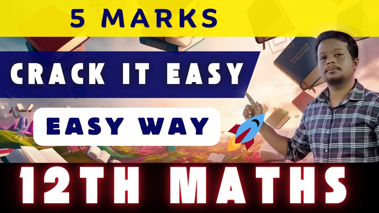 📌 "12th Maths 5 Marks – Crack It Easy! 🚀 Smart Study Plan for Full ...