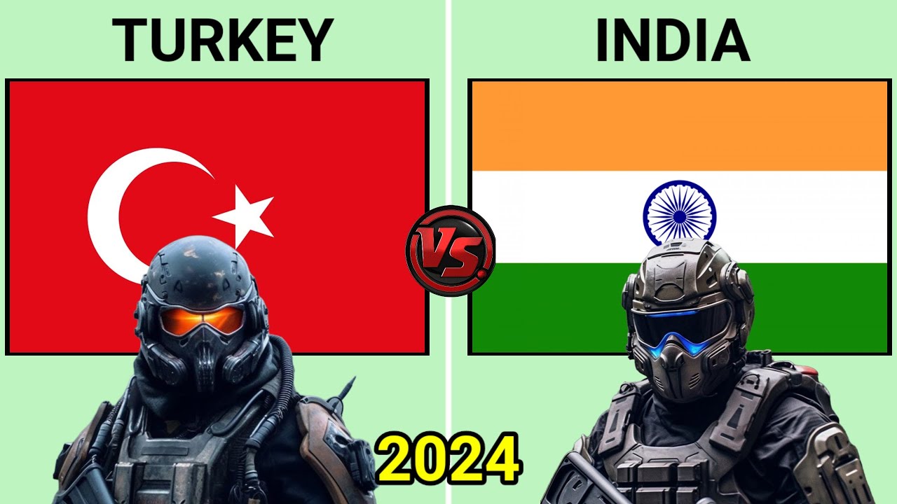 Turkey vs India Military Power 2024 | India vs Turkey Military Power ...
