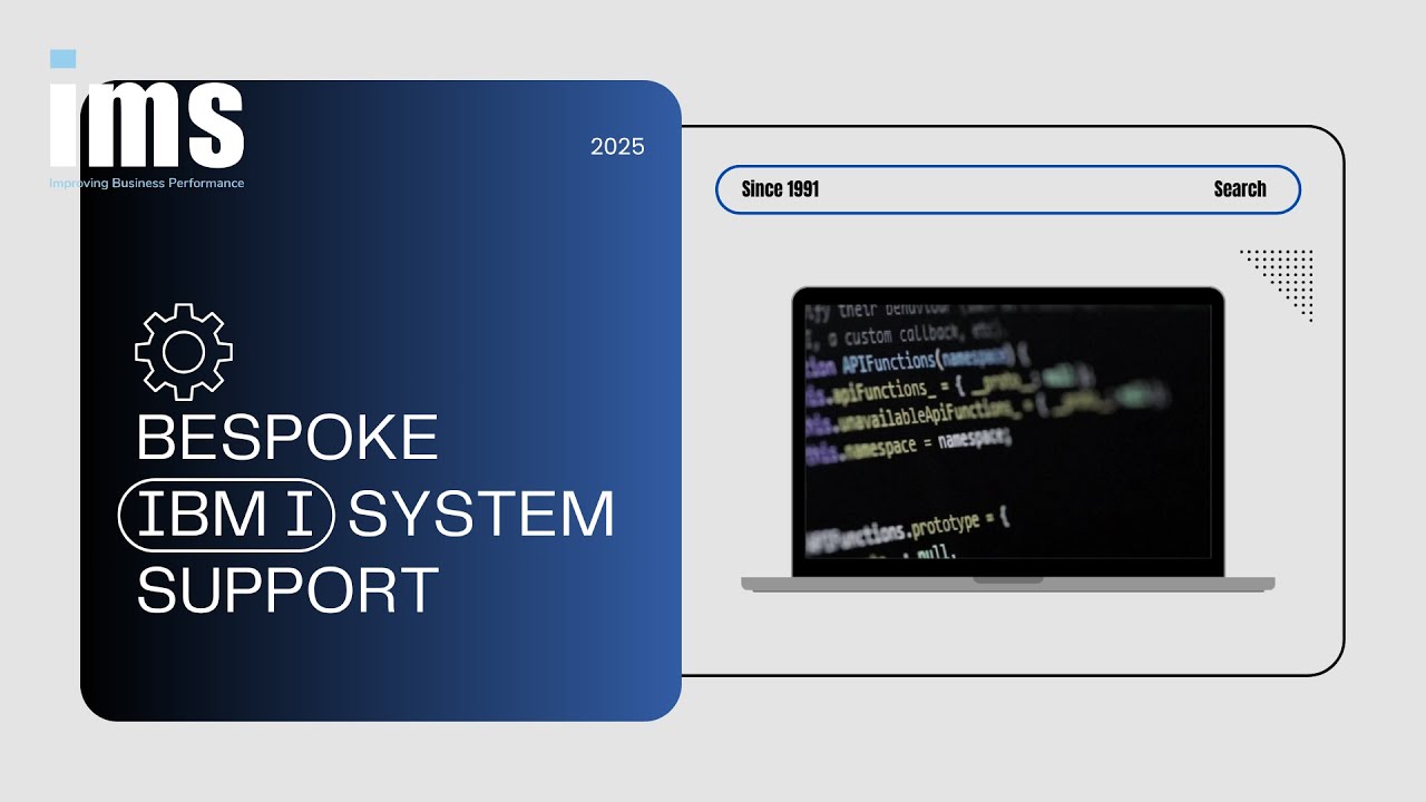 Bespoke IBM I System Support by IMS - YouTube