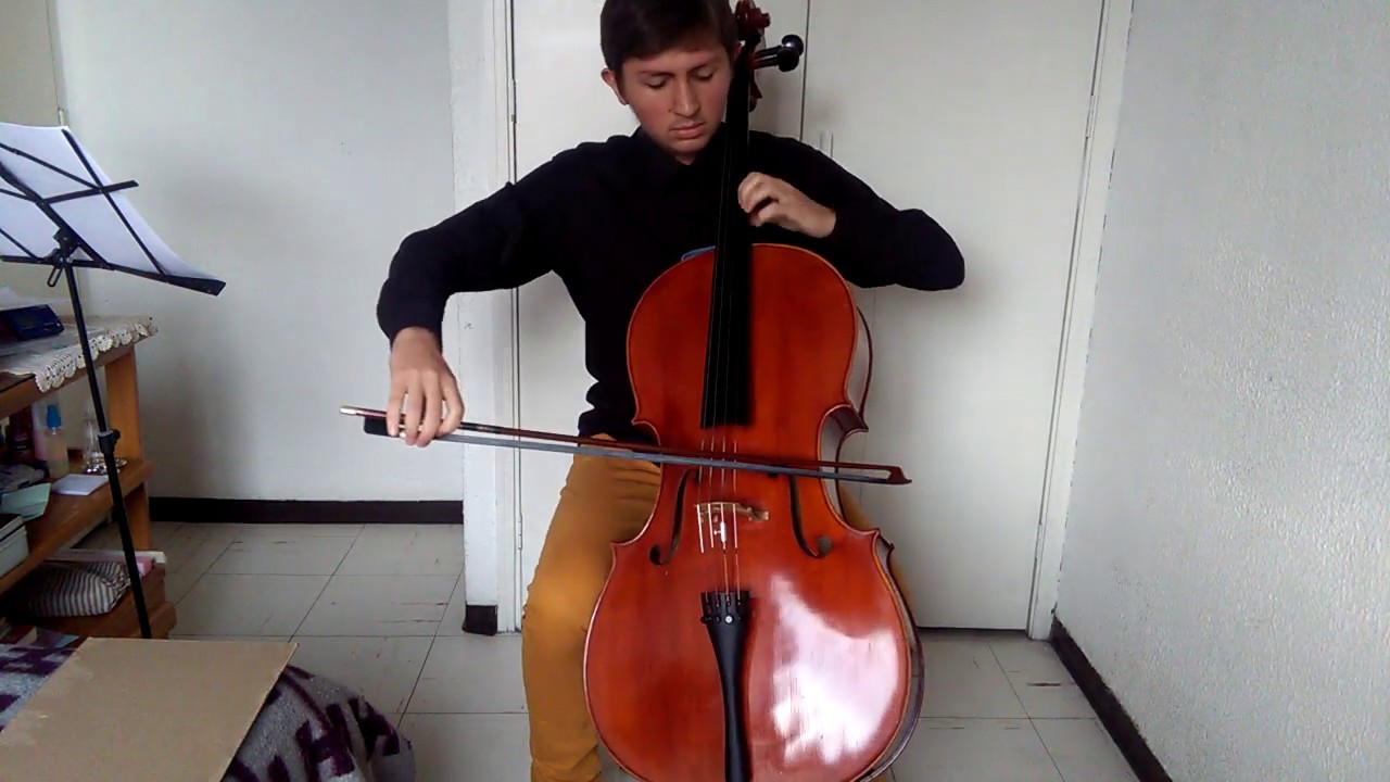 FJC Audición 2020 - Angel Daniel Gonzalez Eberle, Violoncello, Bogotá - YouTube